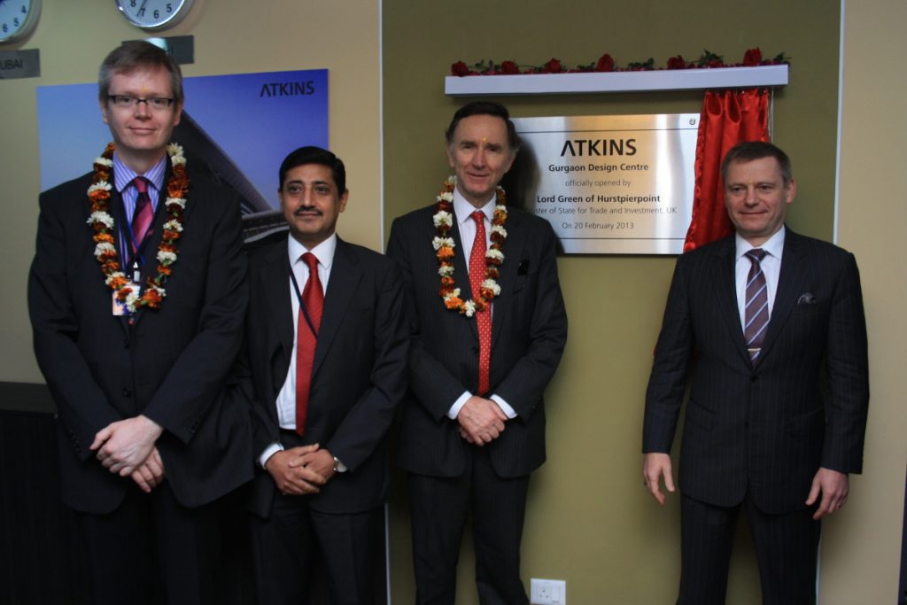 Atkins opens new office in Gurgaon - Construction Week India