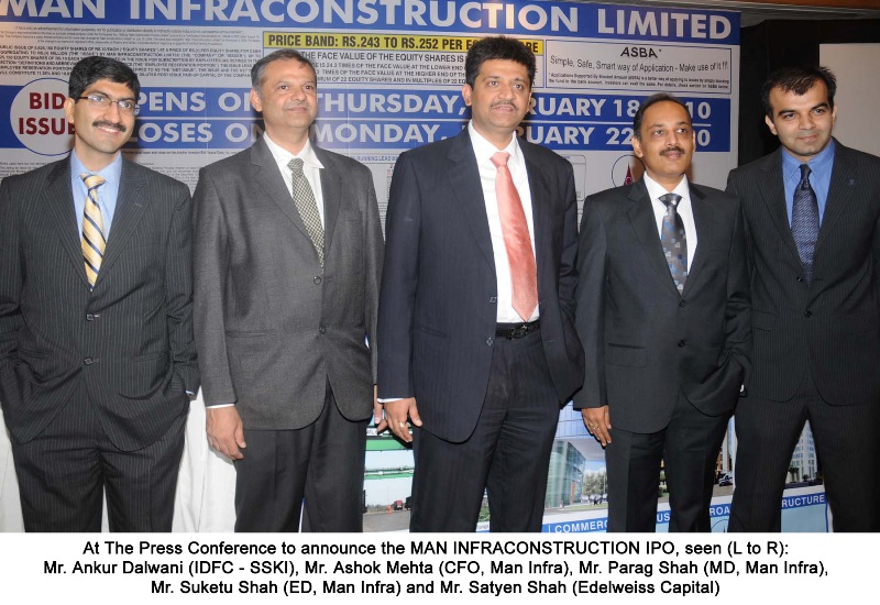 Man Infraconstruction to raise money - Construction Week India