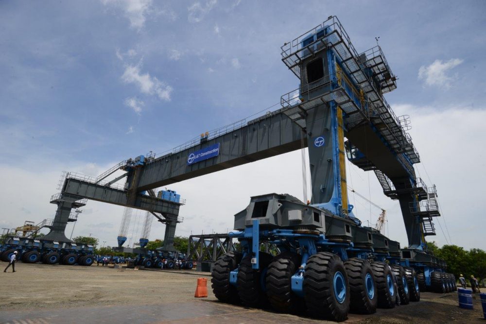 Minister for Railways flags off L&T-built full span launching equipment ...