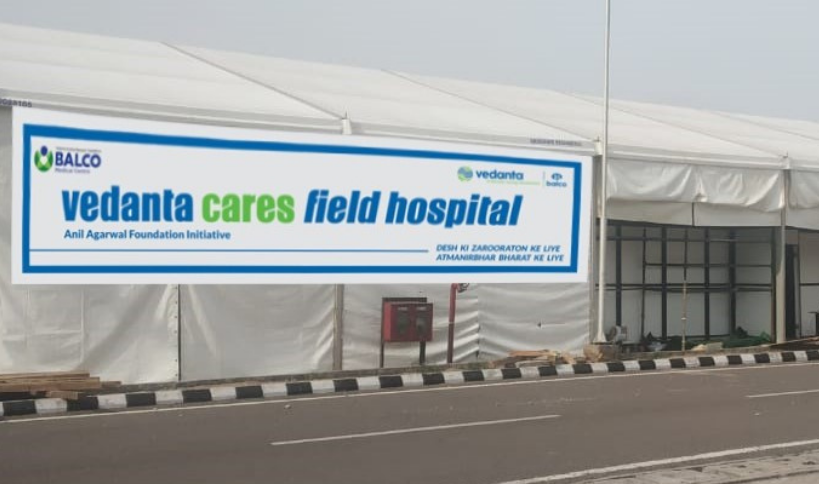 Vedanta BALCO’s 100-bedded critical care COVID Field Hospital at Raipur ...