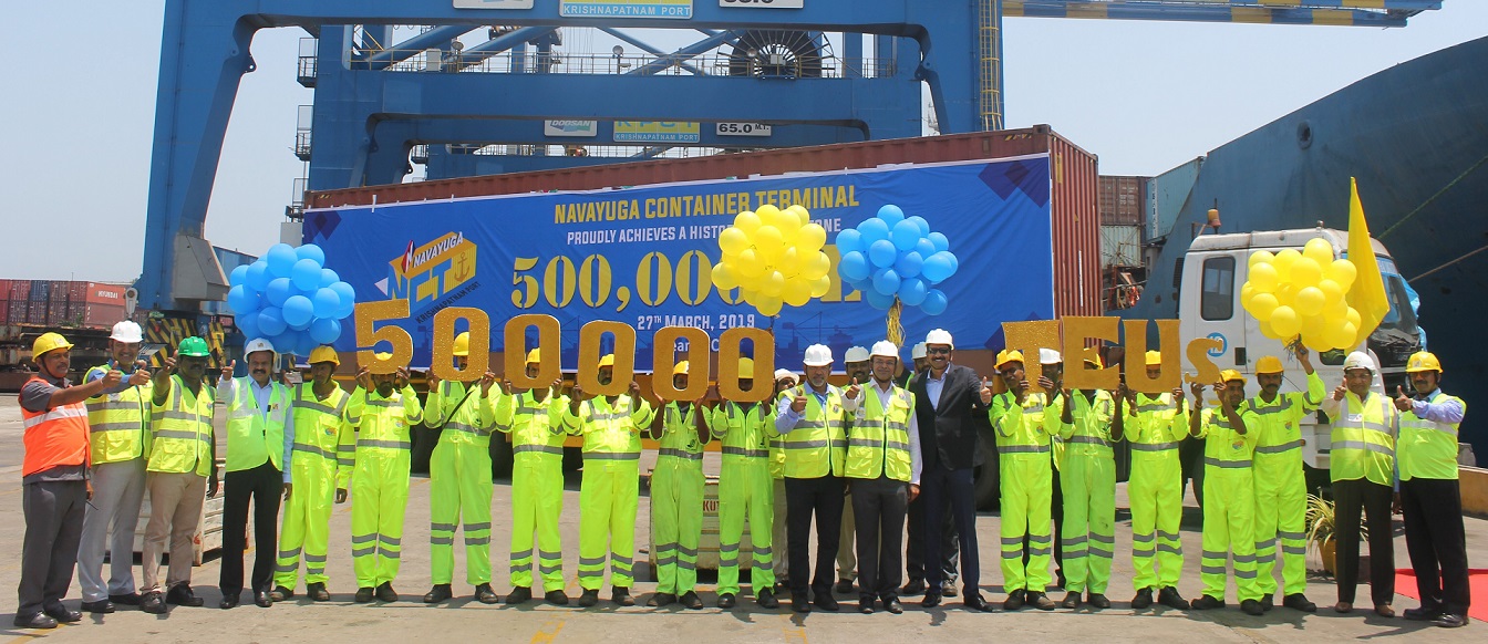 Navayuga Container Terminal crosses 500,000 TEU milestone ...