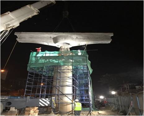 Last girder of Kalanagar flyover launched by MMRDA - Construction Week ...