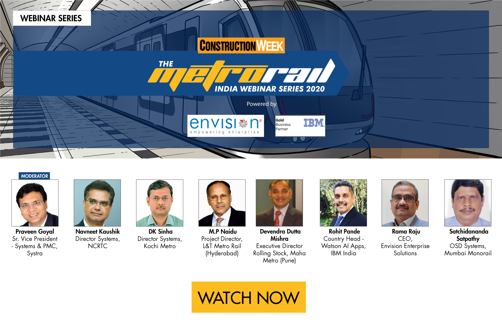Smart Metro - Asset Management Powered by AI | Metrorail Webinar Series - Construction Week India