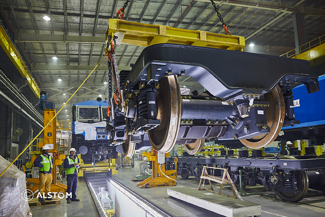 Alstom's WAG 12B e-locos become India's first freight locomotives ...