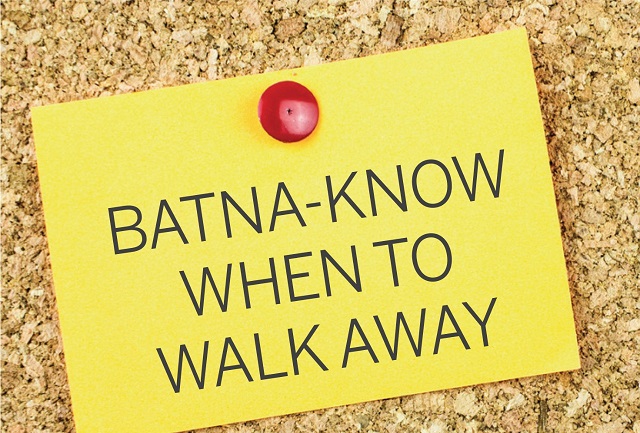 Principled negotiation: What is your BATNA? - Construction Week India