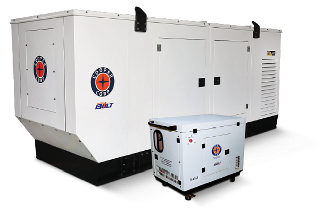 Cooper Corporation offers a genset series for the western market ...