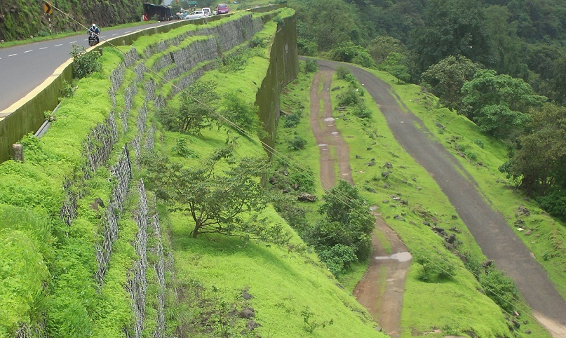 "Gabion walls are economical and flexible compared to conventional RCC ...