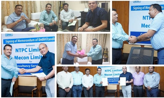 NTPC signs MoU with Mecon for consultancy and project management services for its coal mines ...