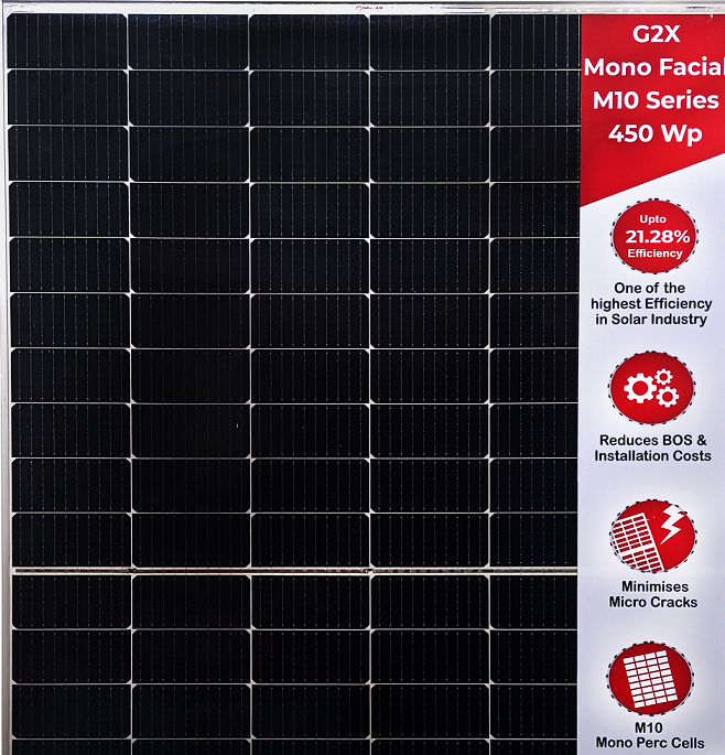 Gautam Solar launches G2X 450 Wp M10 modules - Construction Week India