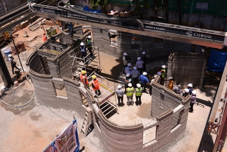 L&T pioneers 3D concrete printing technology for India's first post ...