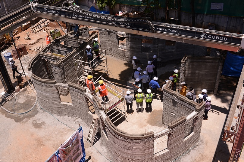 L&T pioneers 3D concrete printing technology for India's first post office construction in B ...