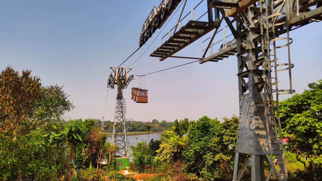 Damodar Ropeways transforms Nandankanan ropeway into a creative jungle ...