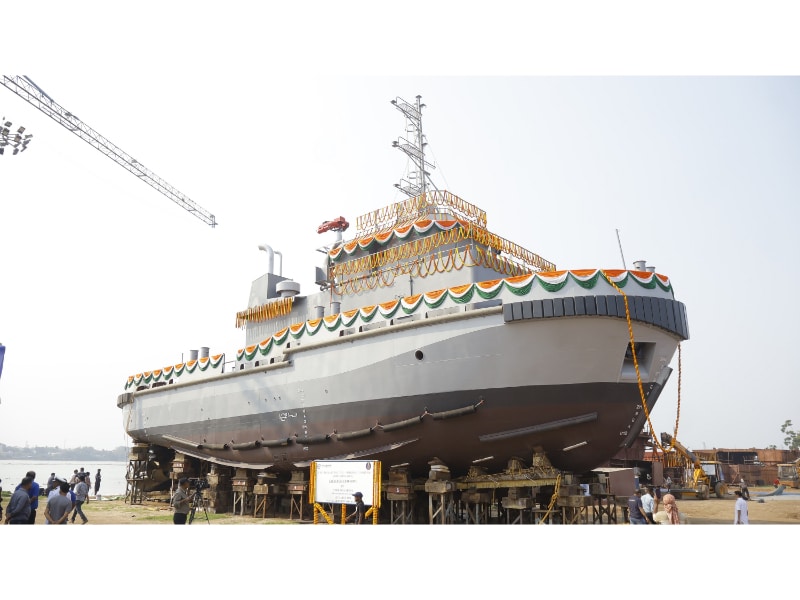 Titagarh Rail Systems unveils second 25T bollard pull tug for Indian ...
