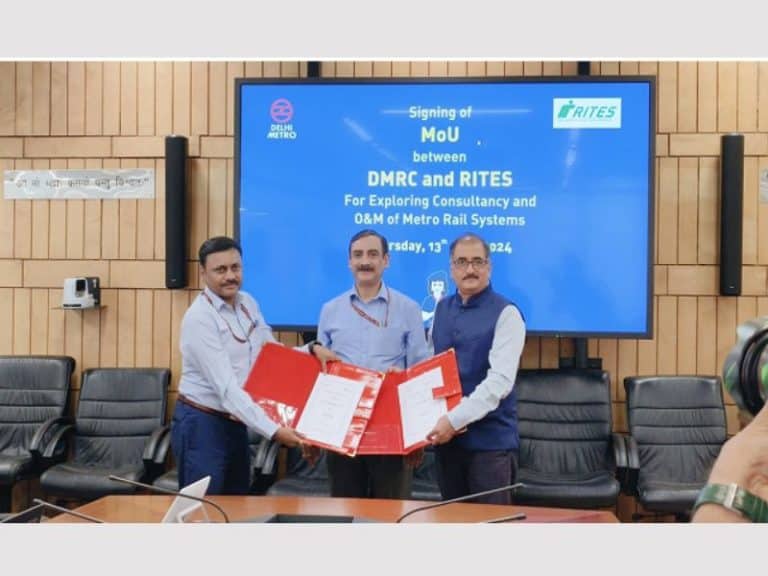 RITES & DMRC sign MoU for exploring consultancy and O&M of Metro Rail ...