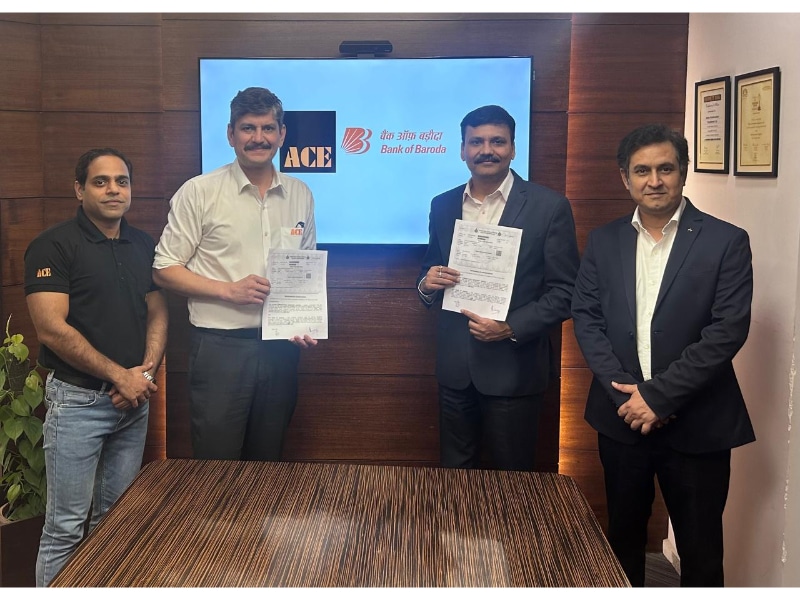 ACE says Bank of Baroda will now help customers with CE finance ...