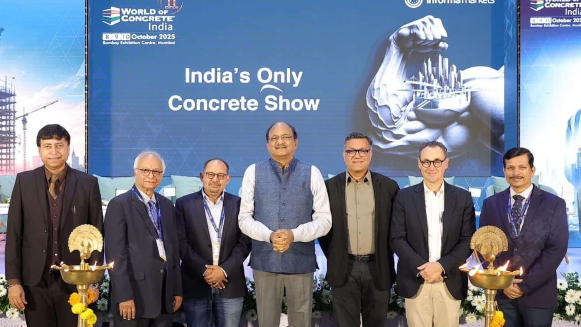 World of Concrete India 2025 show opens in Mumbai - Construction Week India
